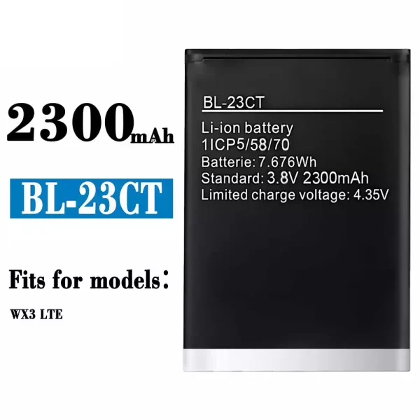 Genuine cell phone battery BL-23CT for Tecno WX3 LTE - batterysg.com