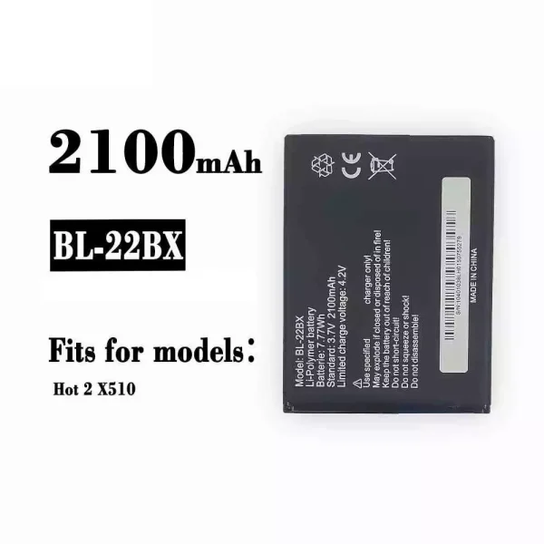 Genuine cell phone battery BL-22BX for Infinix Hot 2 - batterysg.com