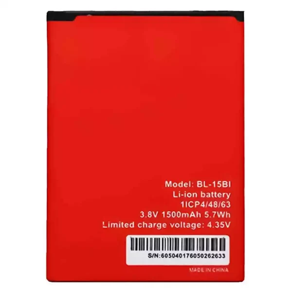 Genuine cell phone battery BL-15BI for ITEL A14 / it1407 - batterysg.com