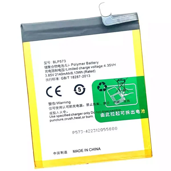 Genuine cell phone battery BLP573 for OPPO N1 mini - batterysg.com